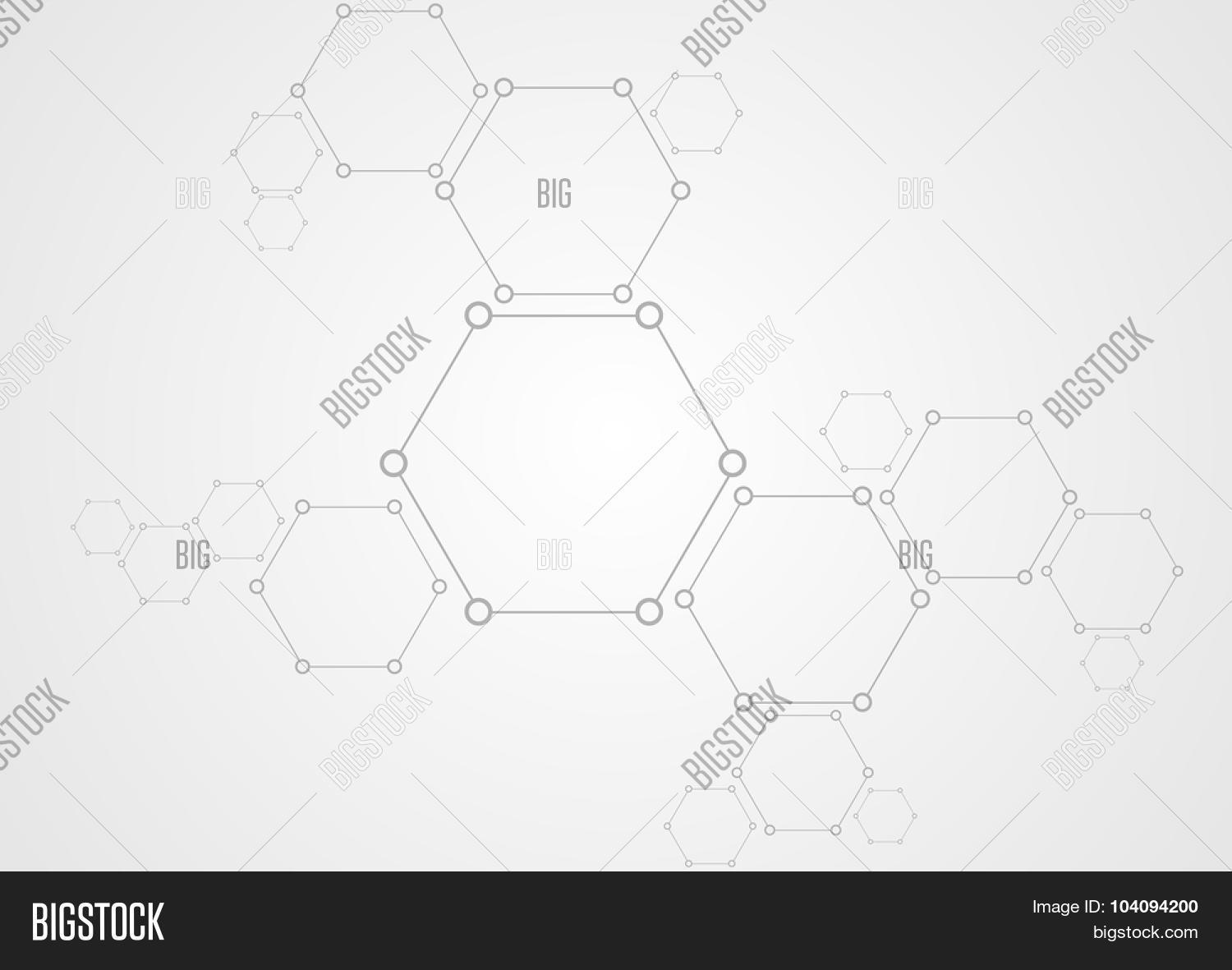 Molecular Structure Vector & Photo (Free Trial) | Bigstock