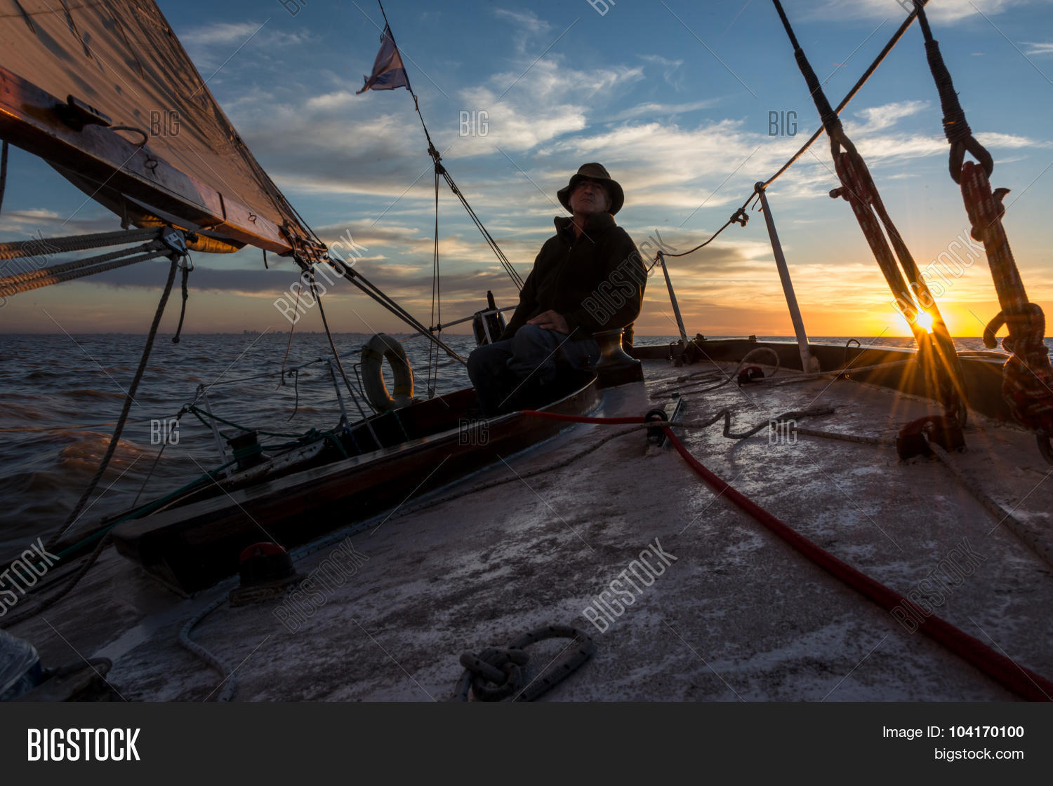 Captain Sailing Rio De Image & Photo (Free Trial) | Bigstock