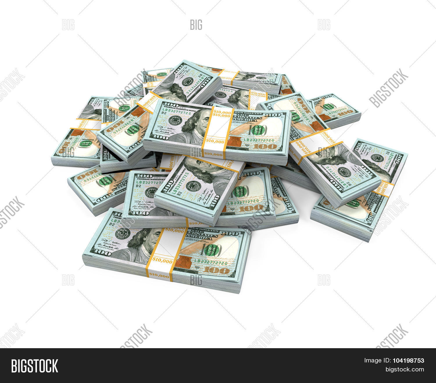 Stacks New 100 US Image & Photo (Free Trial) | Bigstock