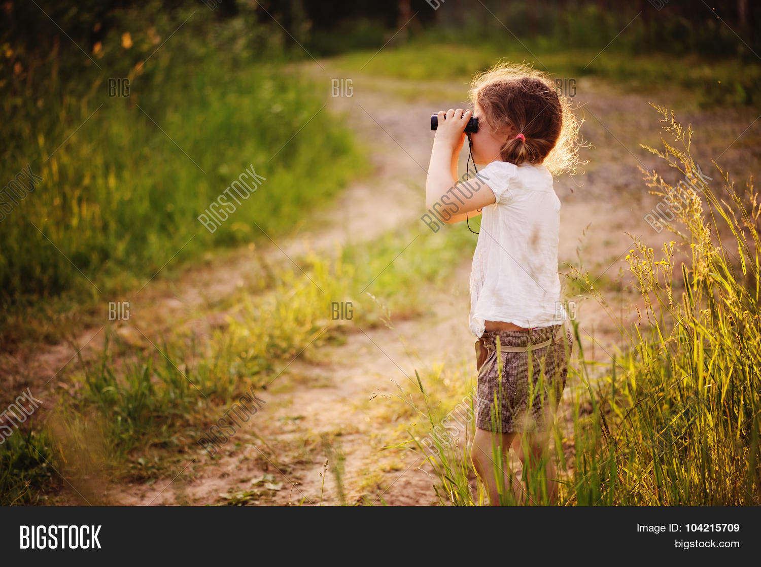 Child Girl Watching Image & Photo (Free Trial) | Bigstock