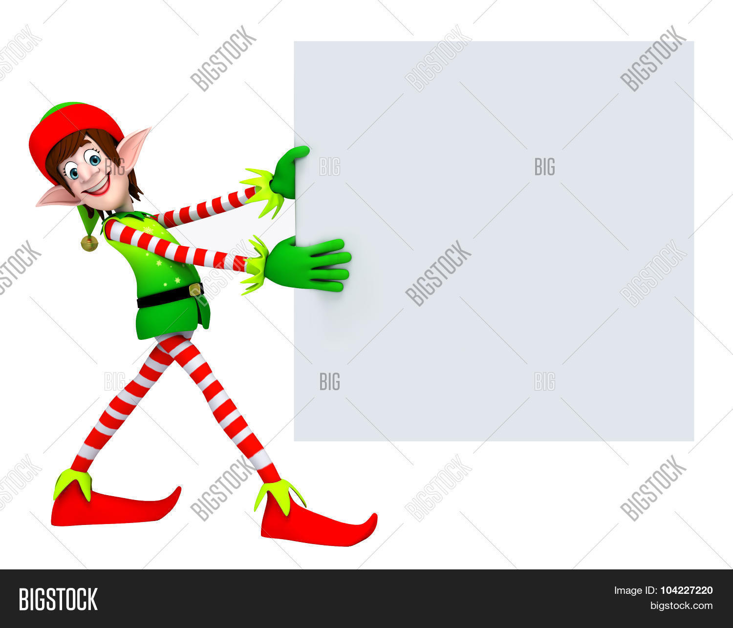 Cartoon Elves Sign Image & Photo (Free Trial) | Bigstock