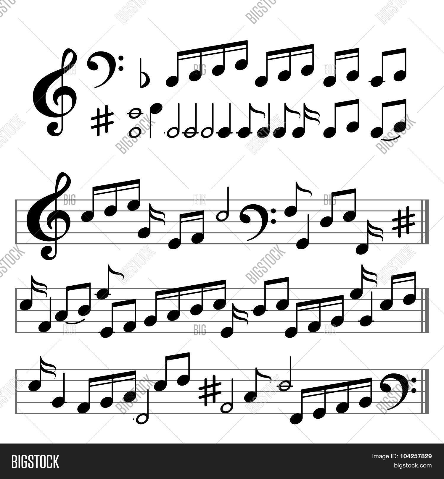 Music Signs: Notes Vector & Photo (Free Trial) | Bigstock