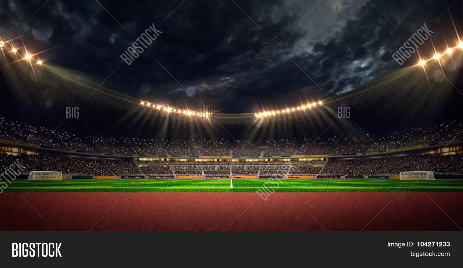 Night Stadium Arena Image & Photo (Free Trial) | Bigstock