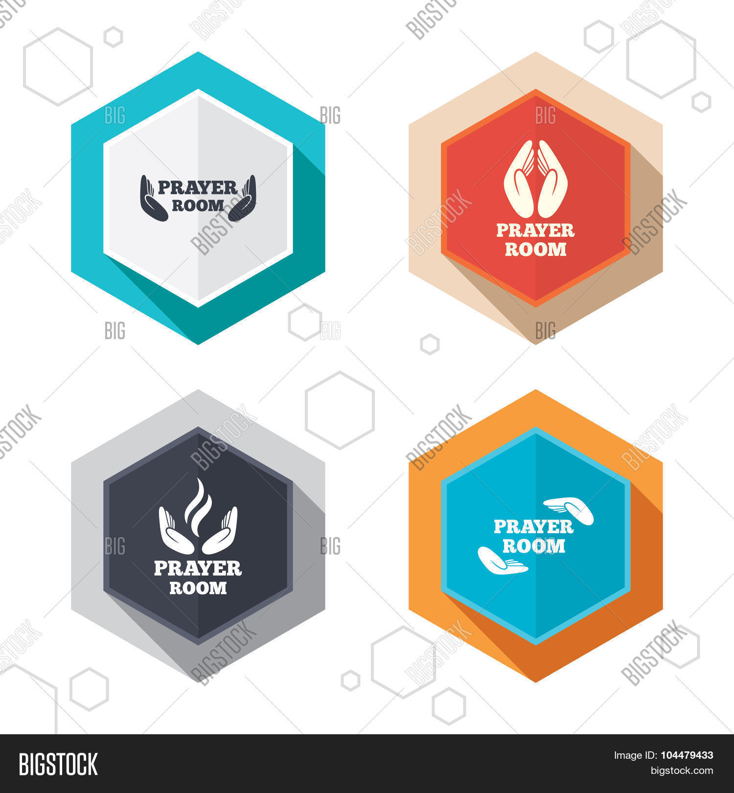 Prayer Room Icons. Vector & Photo (Free Trial) | Bigstock