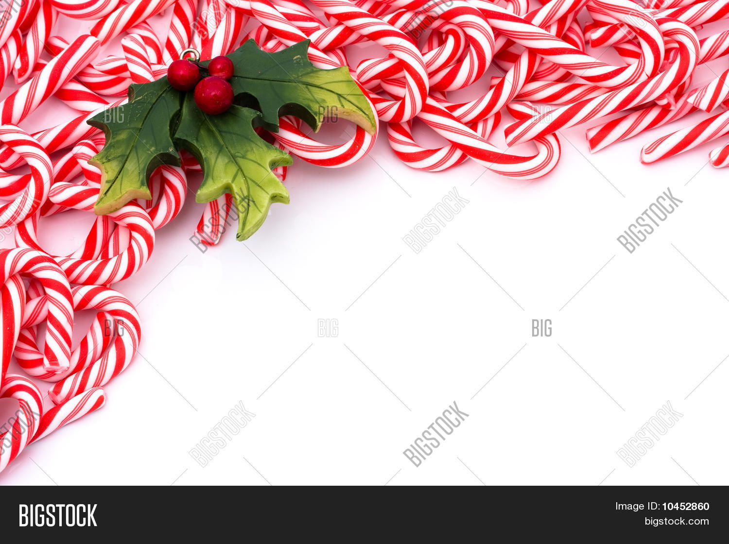 Candy Cane Border Image & Photo (Free Trial) | Bigstock