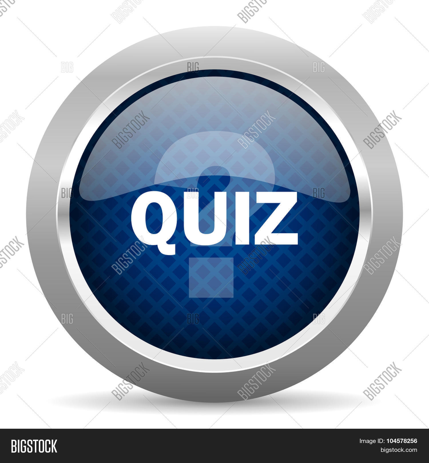Quiz Blue Circle Image & Photo (Free Trial) | Bigstock