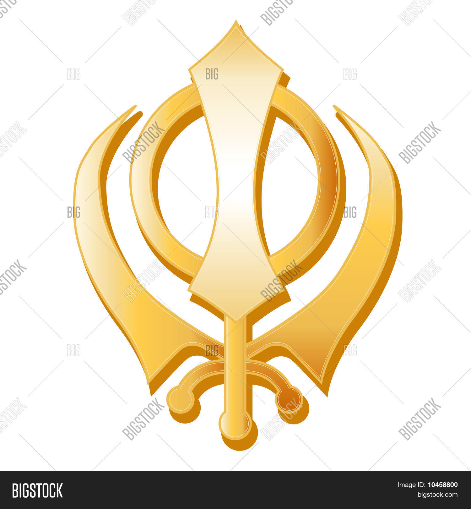 Sikh Symbol Vector & Photo | Bigstock