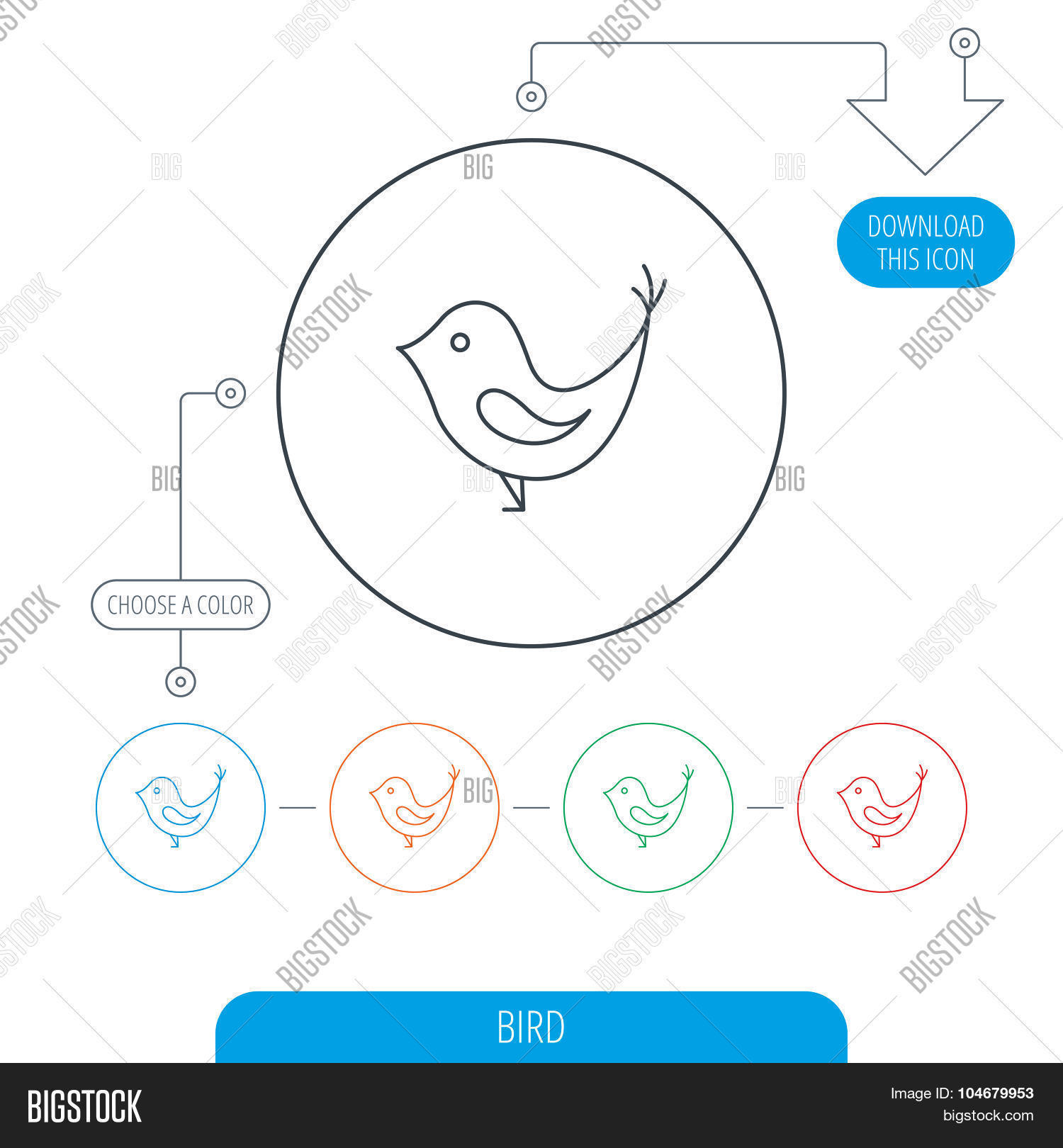 Bird Beak Icon. Vector & Photo (Free Trial) | Bigstock