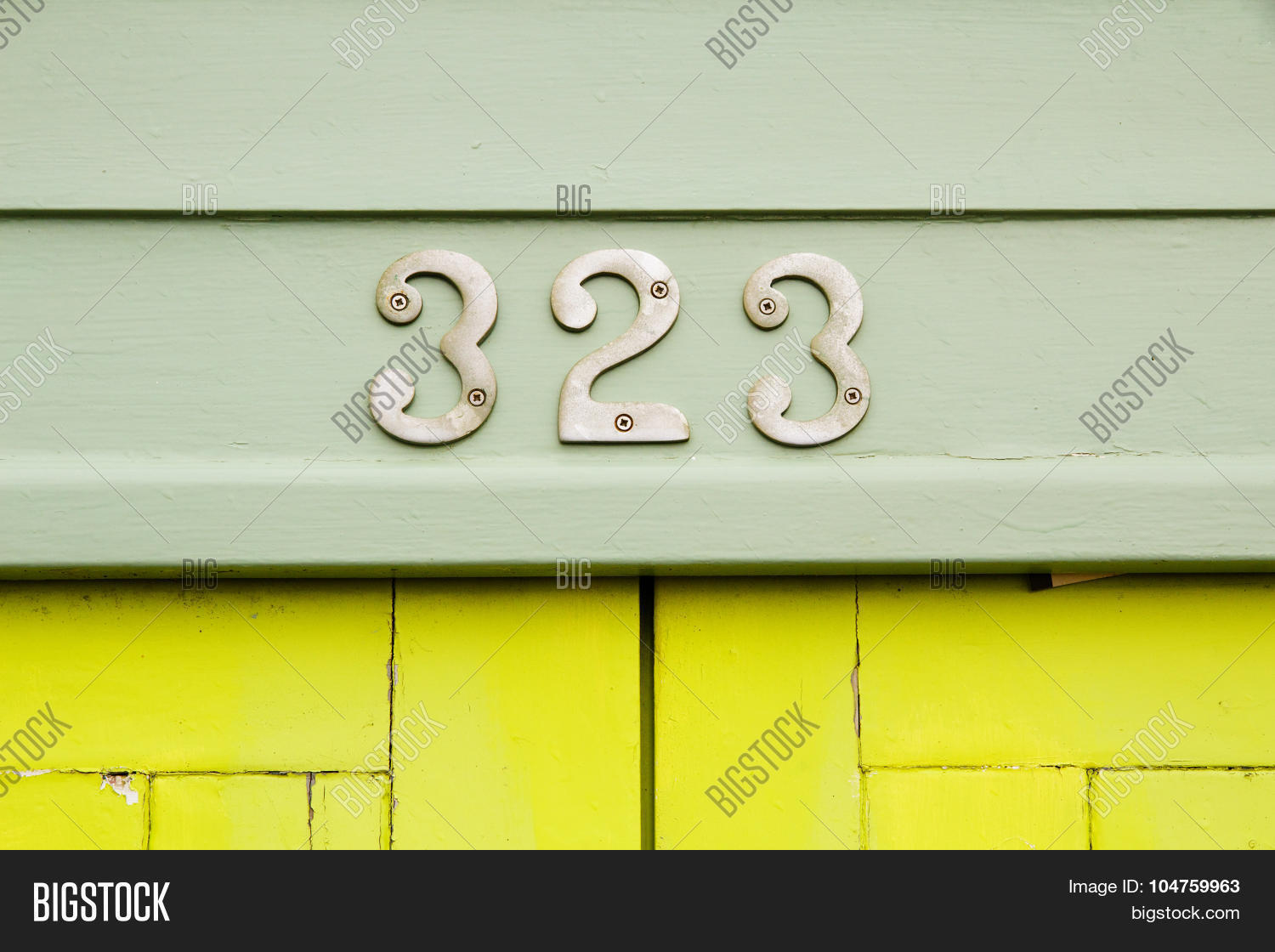 323 Metal Numbers Image & Photo (Free Trial) | Bigstock
