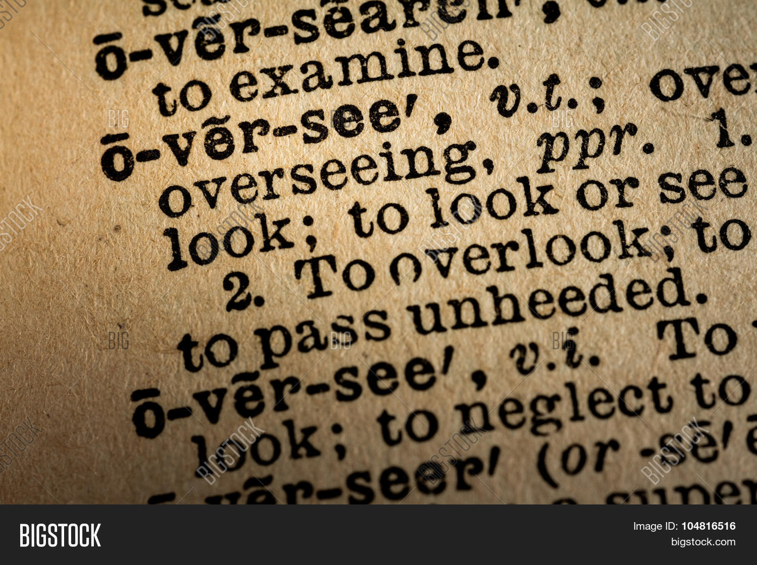 Close- Word Oversee Image & Photo (Free Trial) | Bigstock