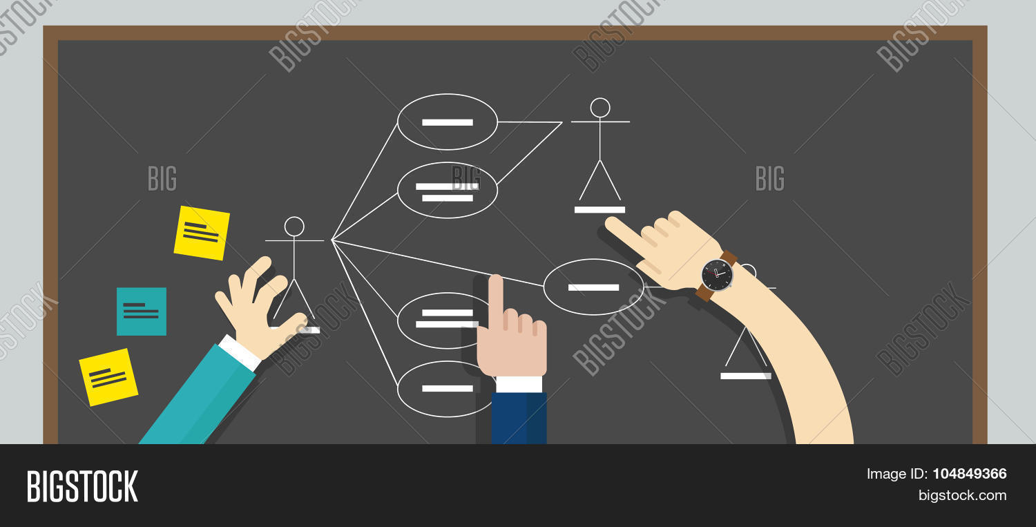 Use Case Diagram Uml Vector & Photo (Free Trial) | Bigstock