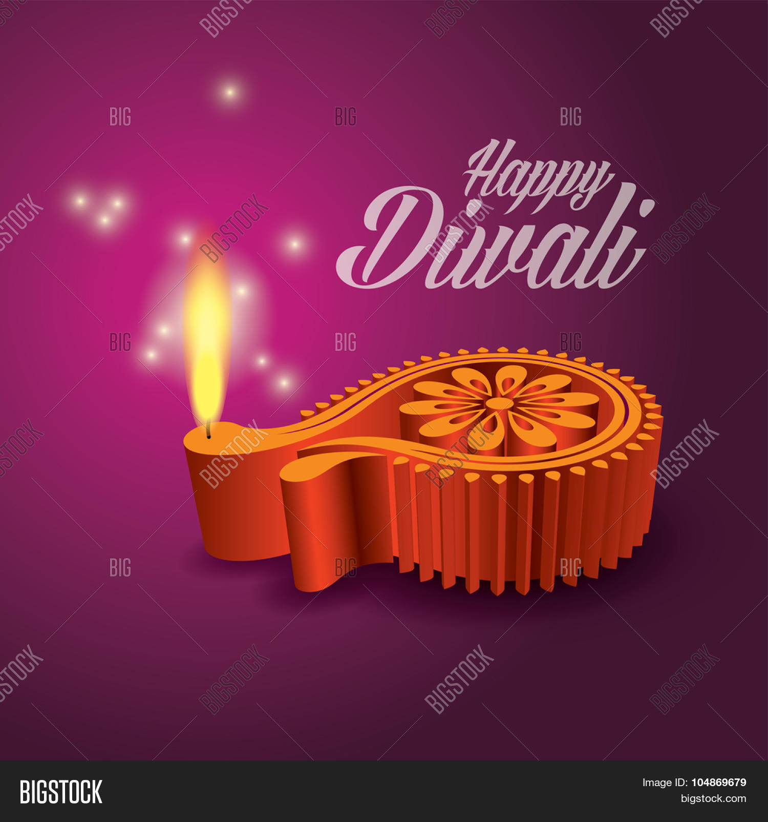 Diwali Diya Vector ( Vector & Photo (Free Trial) | Bigstock