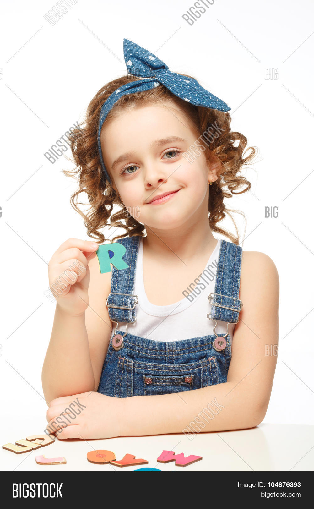 Little Girl Playing Image & Photo (Free Trial) | Bigstock