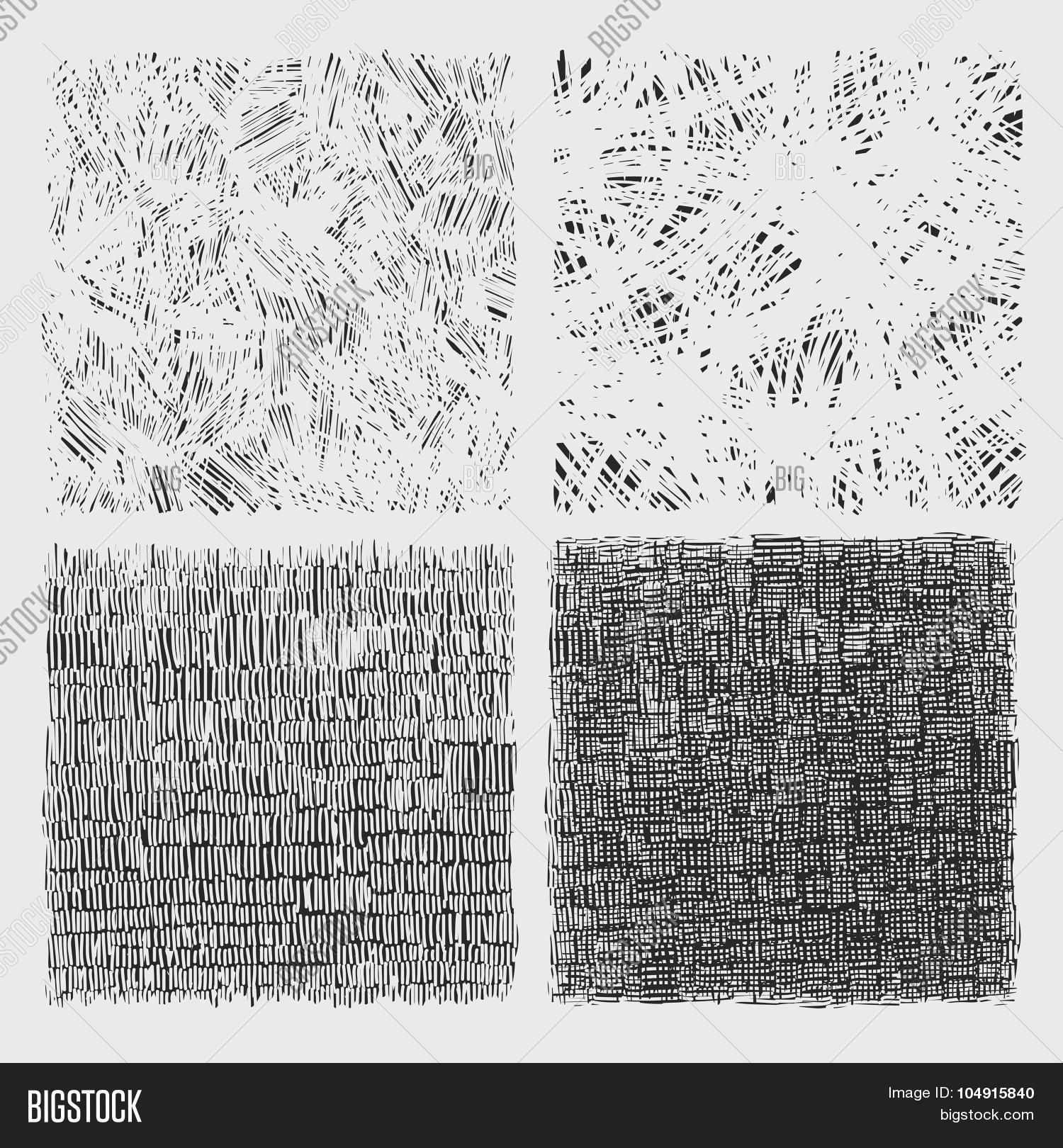 Set Rough Hatching Vector & Photo (Free Trial) | Bigstock