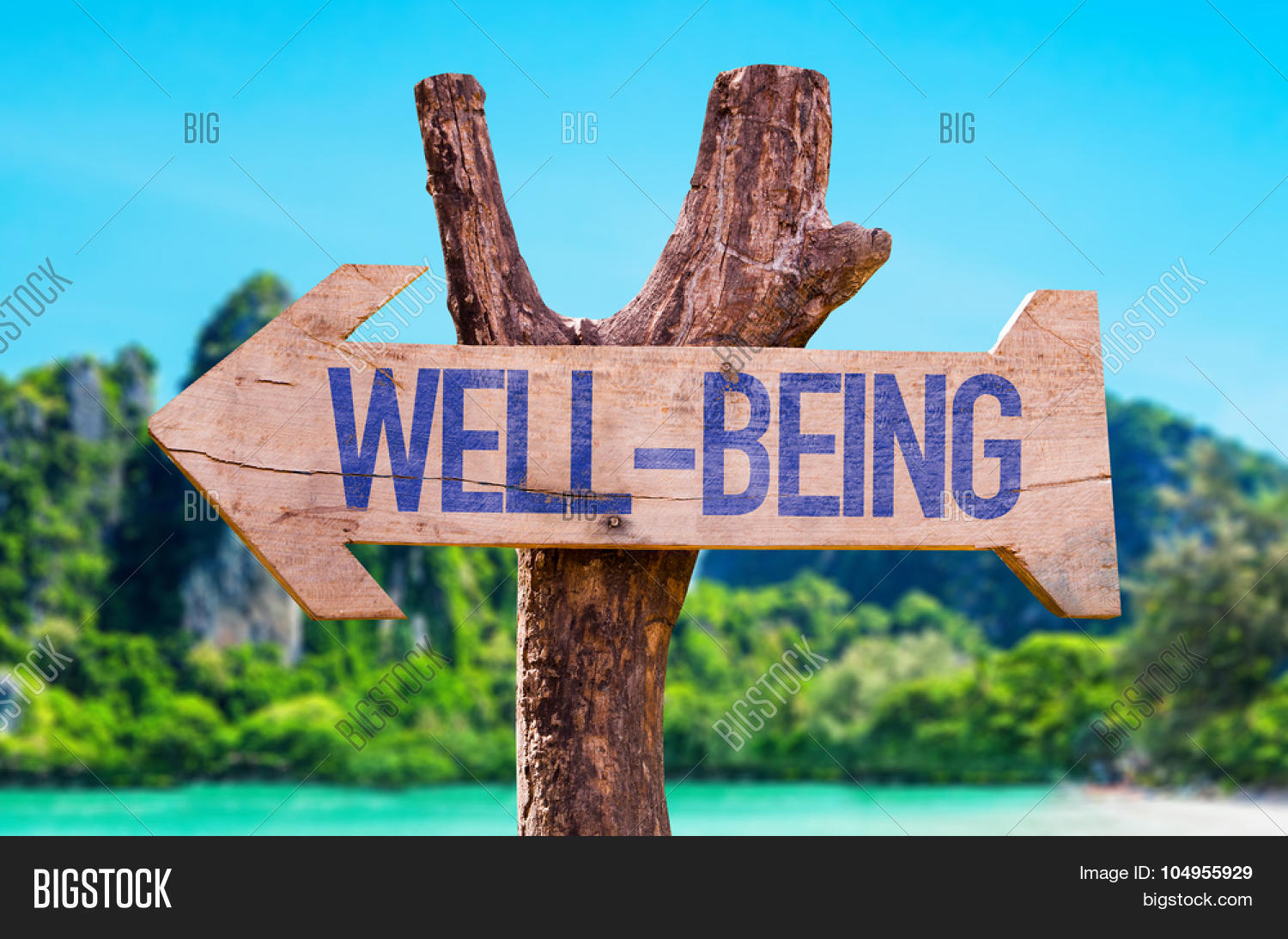 Well-Being Arrow Beach Image & Photo (Free Trial) | Bigstock