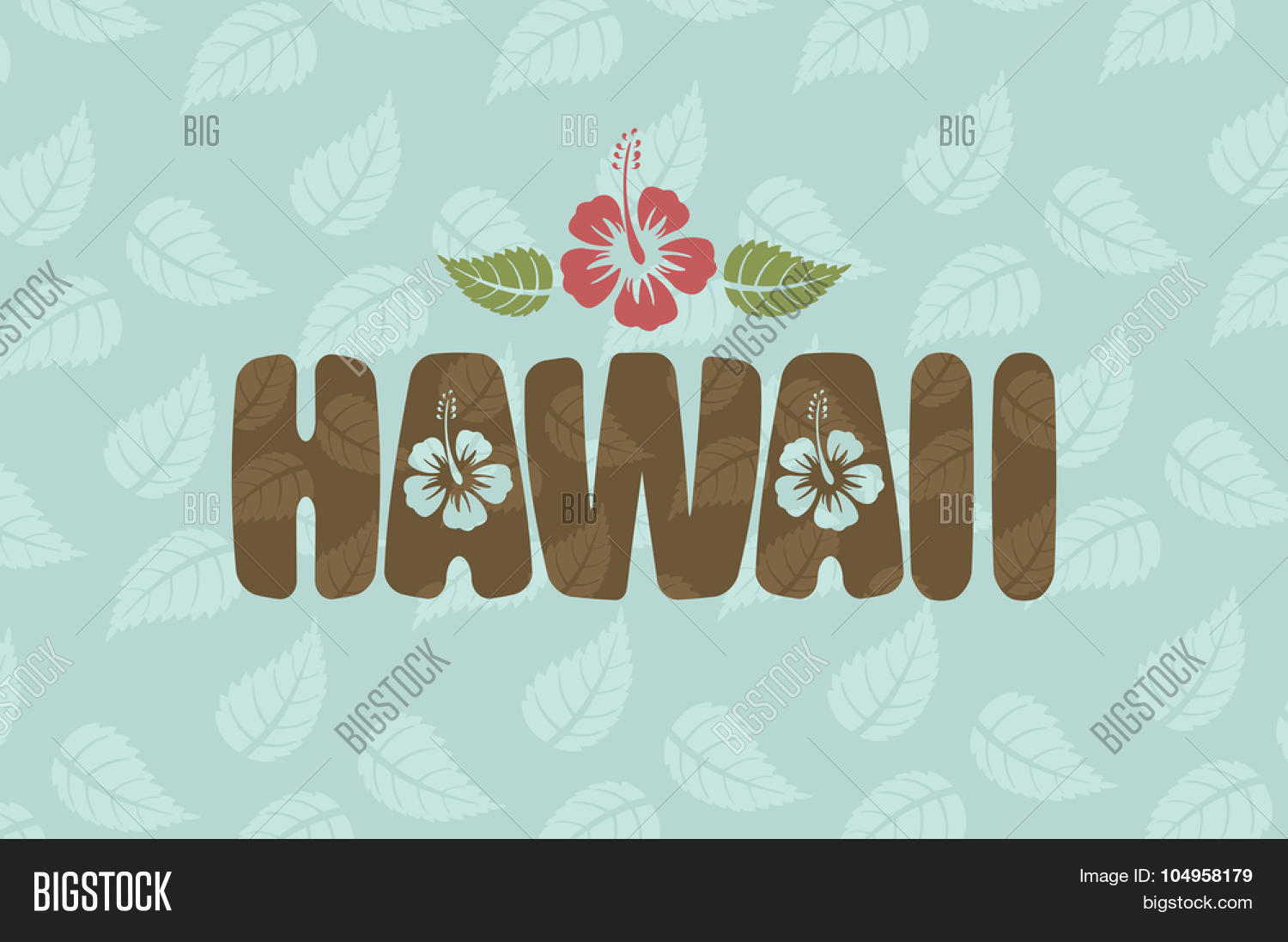 Vector Hawaii Word Vector & Photo (Free Trial) | Bigstock