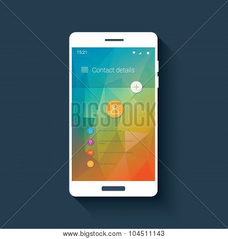 Contact Screen Mobile Vector & Photo (Free Trial) | Bigstock