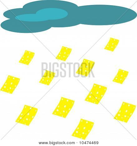 Rain Cheese Vector & Photo (Free Trial) | Bigstock