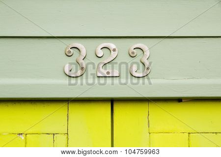 323 Metal Numbers Image & Photo (Free Trial) | Bigstock