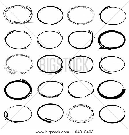 Hand Drawn Circles Vector & Photo (Free Trial) | Bigstock