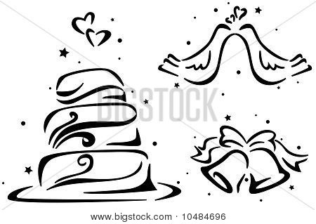 Wedding Stencil Image & Photo (Free Trial) | Bigstock