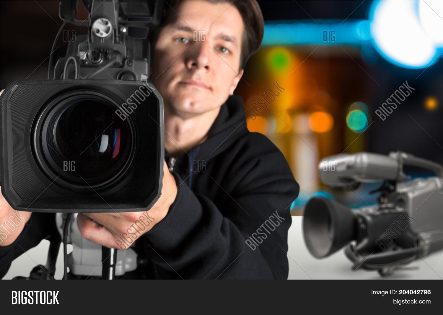 Holding Man Big Camera Image & Photo (Free Trial) | Bigstock