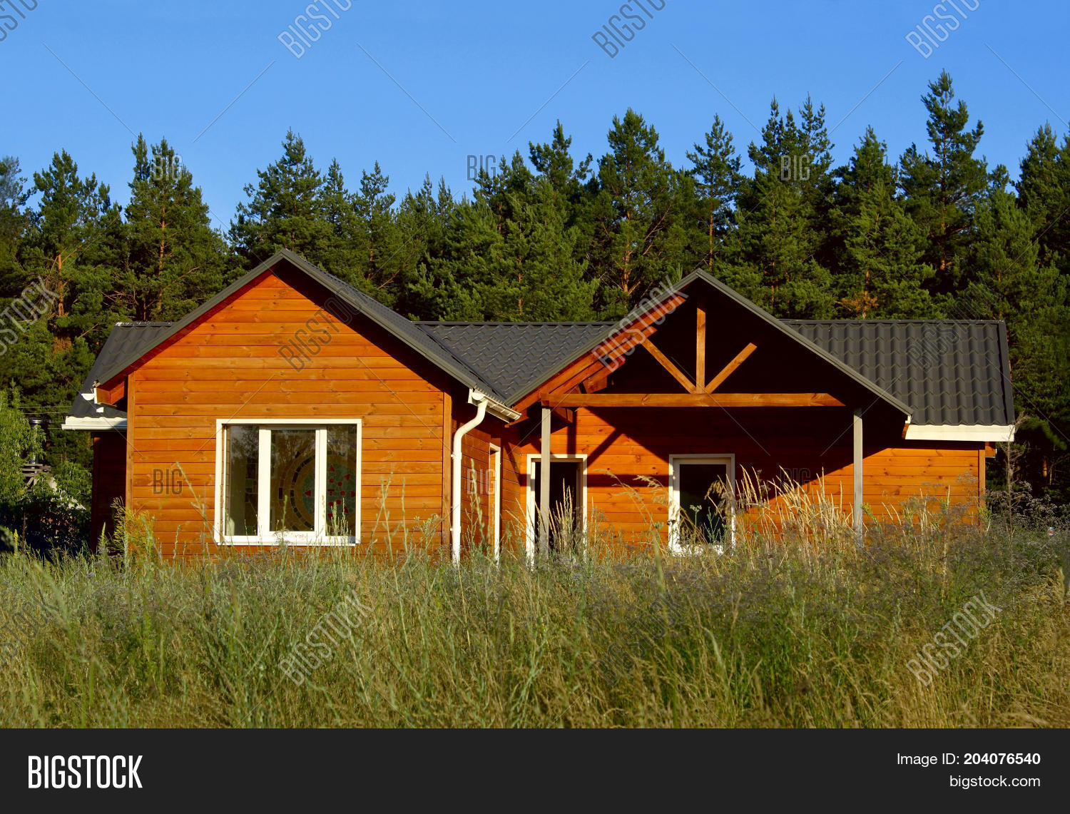 Wooden House Image & Photo (Free Trial) | Bigstock