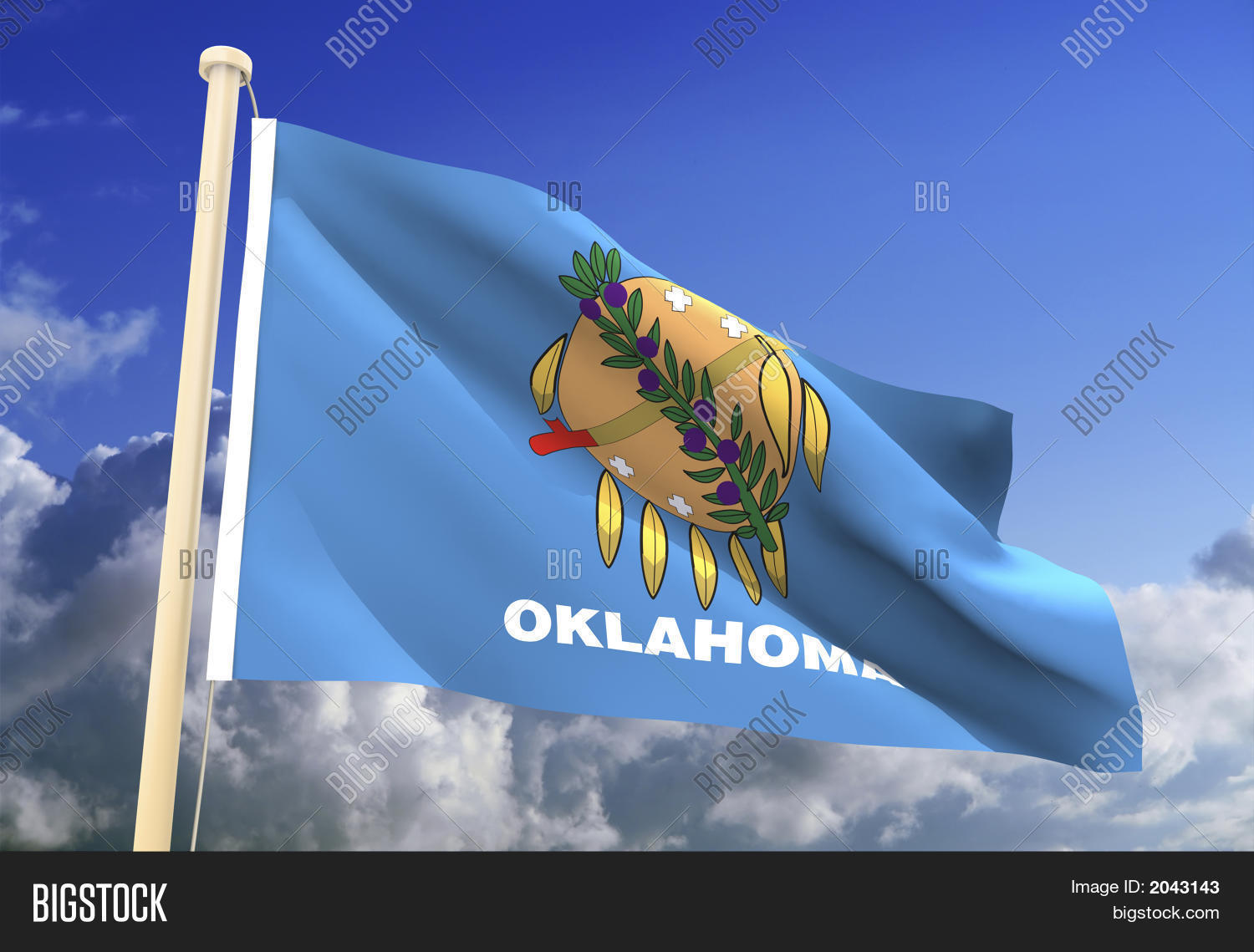 Oklahoma Flag ( Image & Photo (Free Trial) | Bigstock