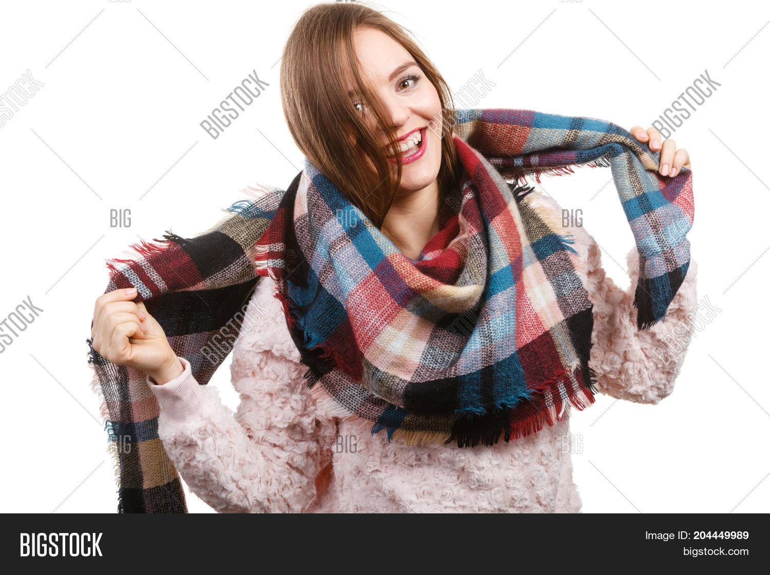 Woman Wearing Scarf Image & Photo (Free Trial) | Bigstock