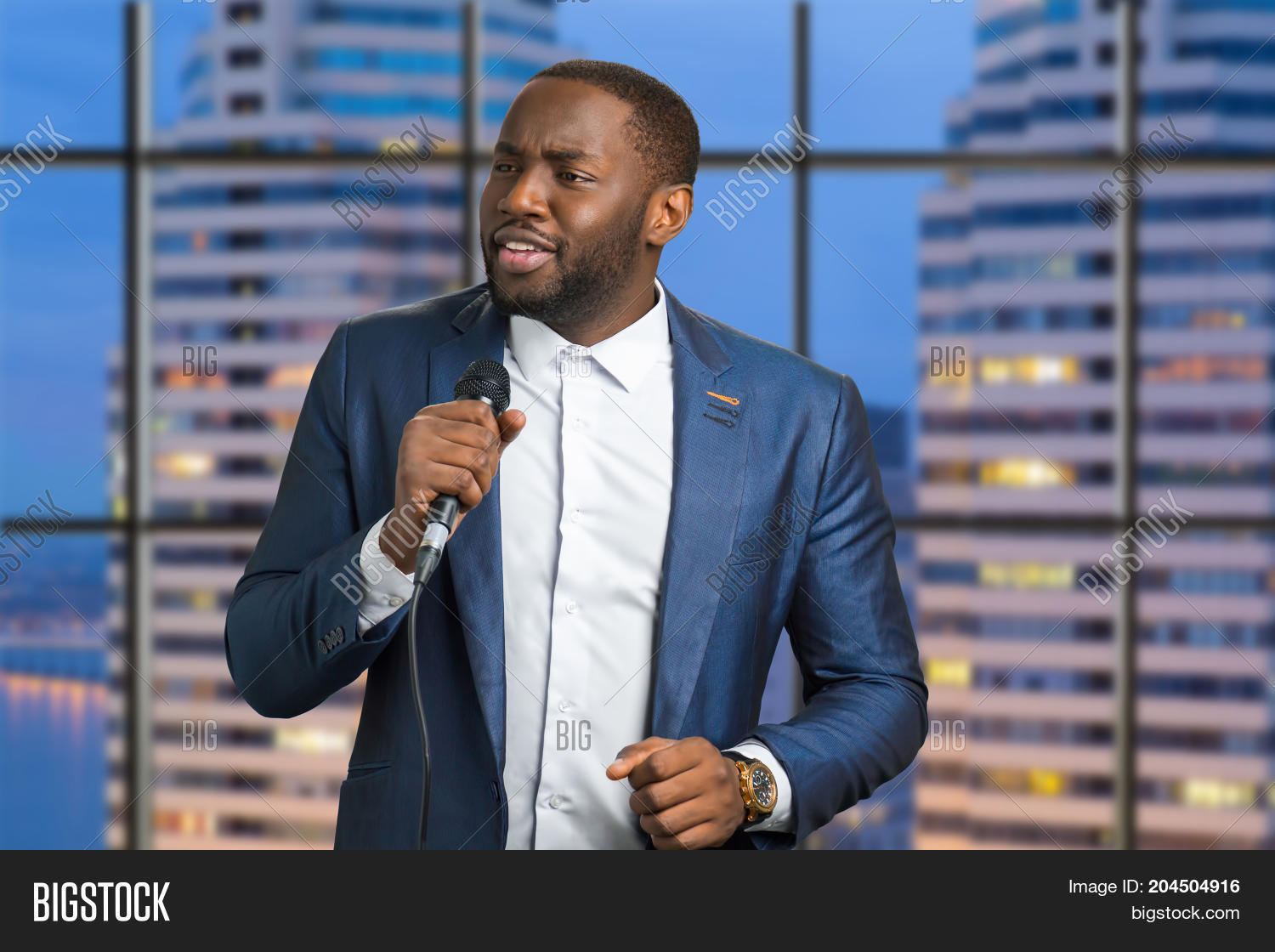 Singing Man On Image & Photo (Free Trial) | Bigstock