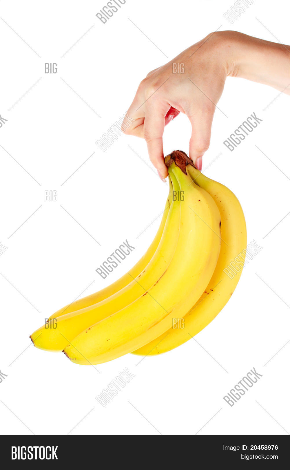Bunch Bananas Hand Image & Photo (Free Trial) | Bigstock