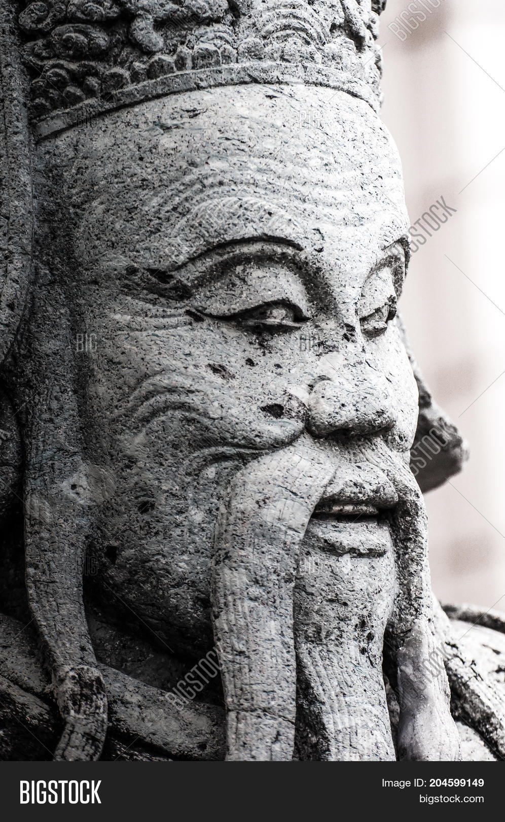 Chinese Stone Statue Image & Photo (Free Trial) | Bigstock