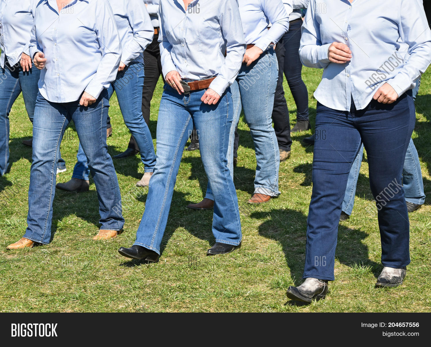 Western Line Dancers Image & Photo (Free Trial) | Bigstock