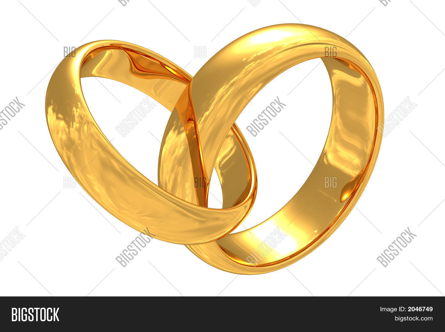 Gold Wedding Rings Image & Photo (Free Trial) | Bigstock