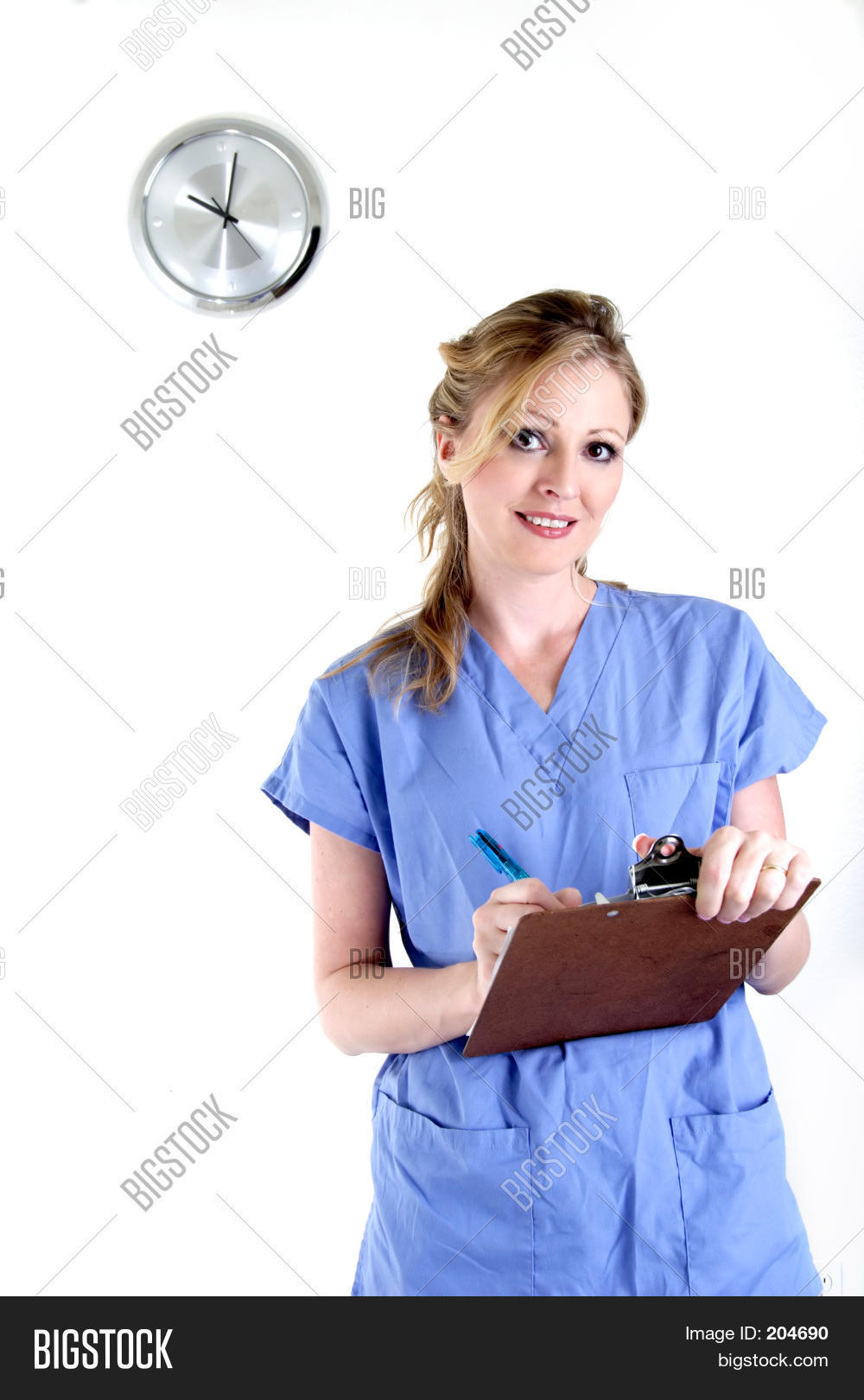 Nurse Writing Patient Image & Photo (Free Trial) | Bigstock