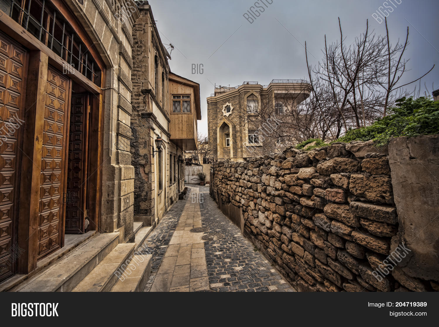 Empty Street Old City Image & Photo (Free Trial) | Bigstock