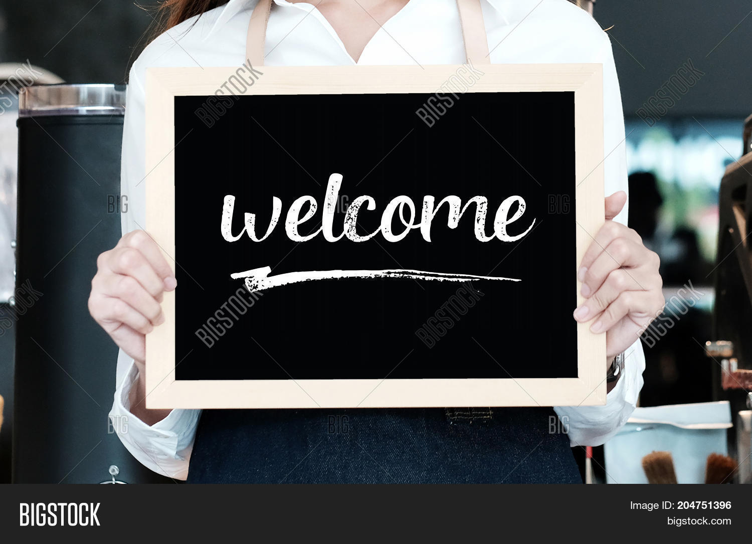 Women Holding Welcome Image & Photo (Free Trial) | Bigstock