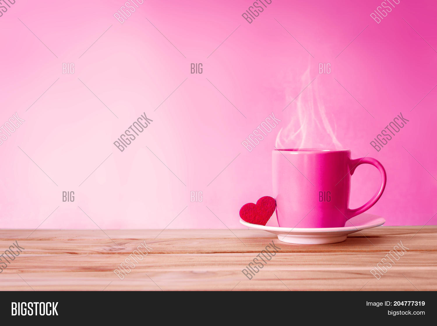 Pink Coffee Cup Mug Image & Photo (Free Trial) | Bigstock