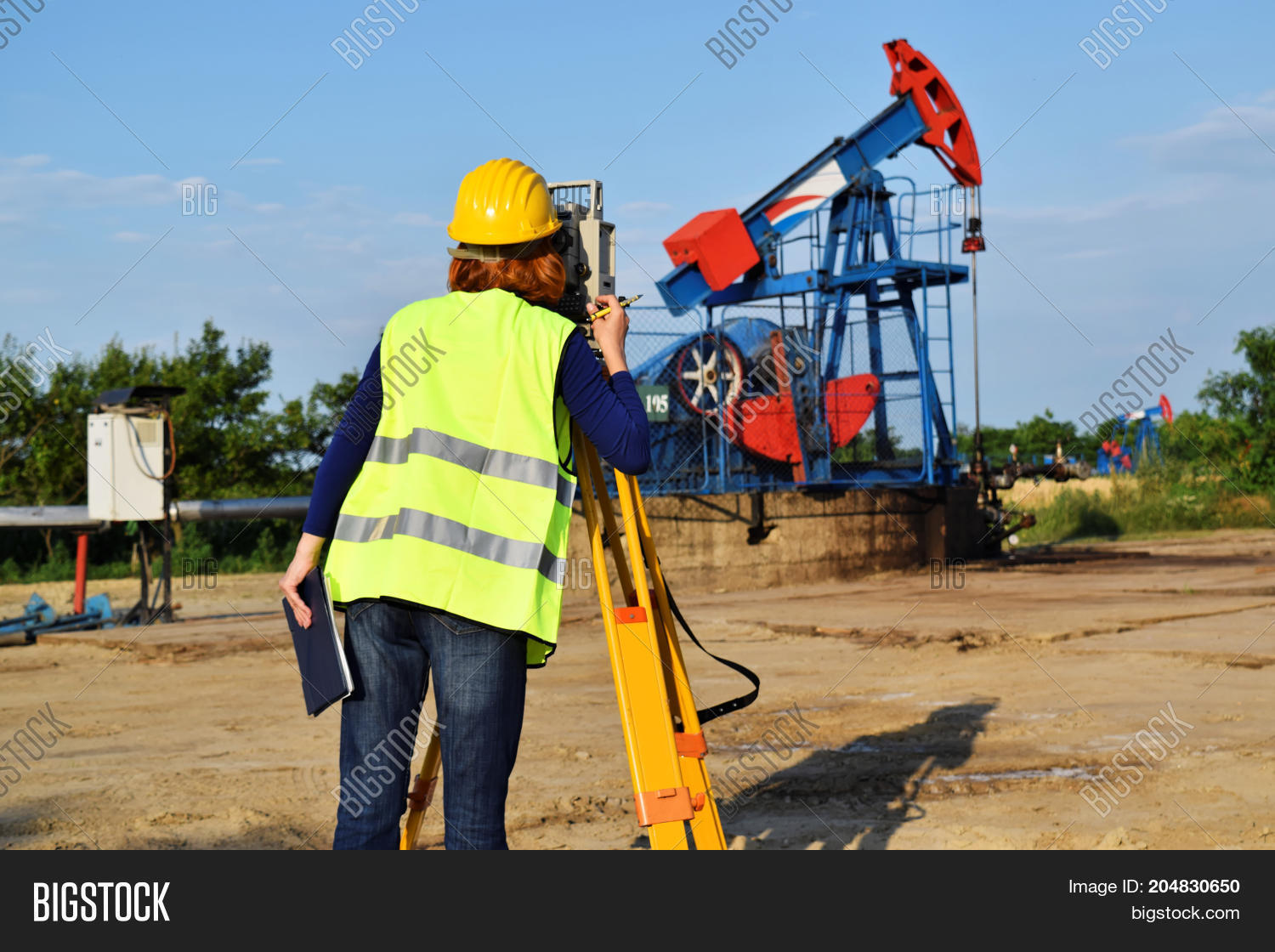 Woman Land Surveyor Image & Photo (Free Trial) | Bigstock