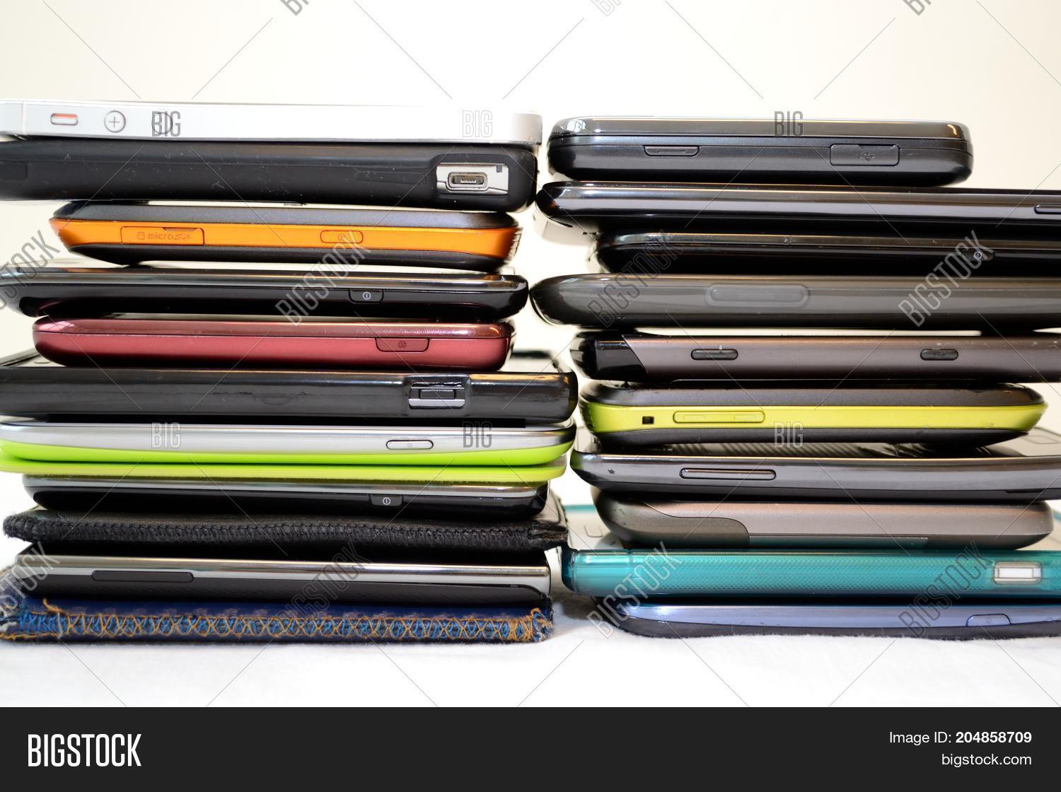 Cell Phones Different Image & Photo (Free Trial) | Bigstock