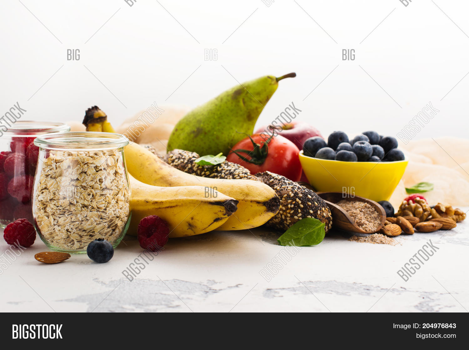 Food Rich Fiber. Image & Photo (Free Trial) | Bigstock