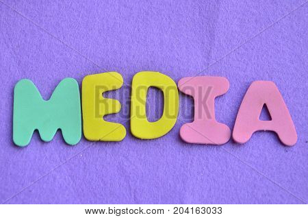 WORD MEDIA ON ABSTRACT Image & Photo (Free Trial) | Bigstock