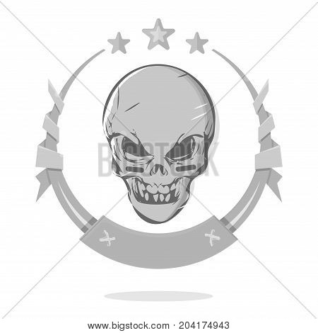 Cool Evil Skull. Vector & Photo (Free Trial) | Bigstock