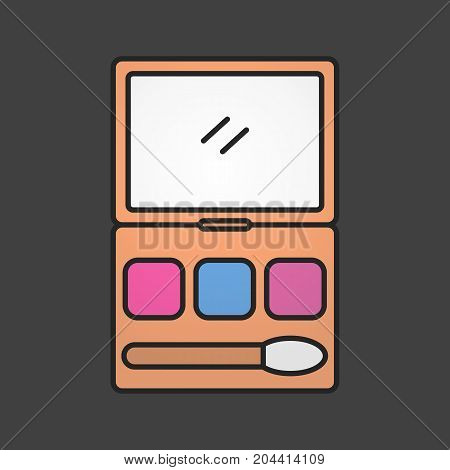 Makeup Kit Color Icon Vector & Photo (Free Trial) | Bigstock
