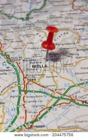 Road Map City Biella Image & Photo (Free Trial) | Bigstock
