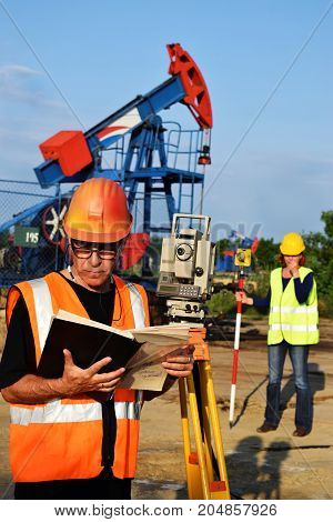 Two Surveyors Work On Image & Photo (Free Trial) | Bigstock