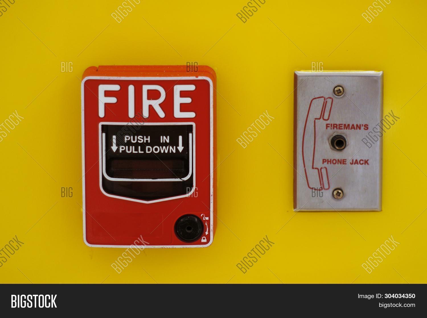 Red Fire Alarm Pull Image & Photo (Free Trial) | Bigstock