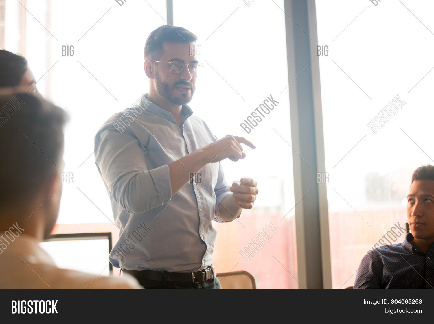 Male Team Leader Talk Image & Photo (Free Trial) | Bigstock