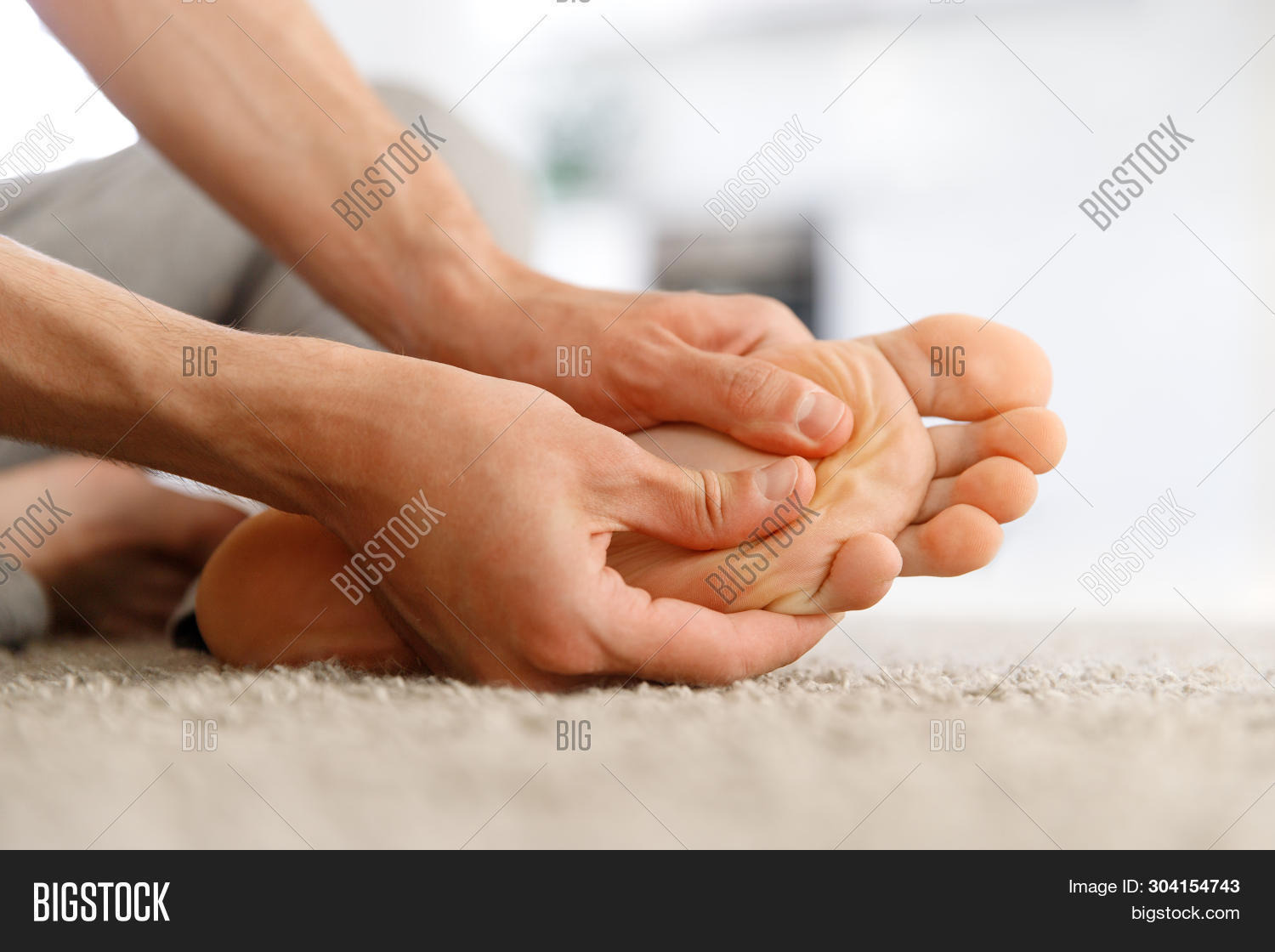 Man Hands Giving Foot Image & Photo (Free Trial) | Bigstock