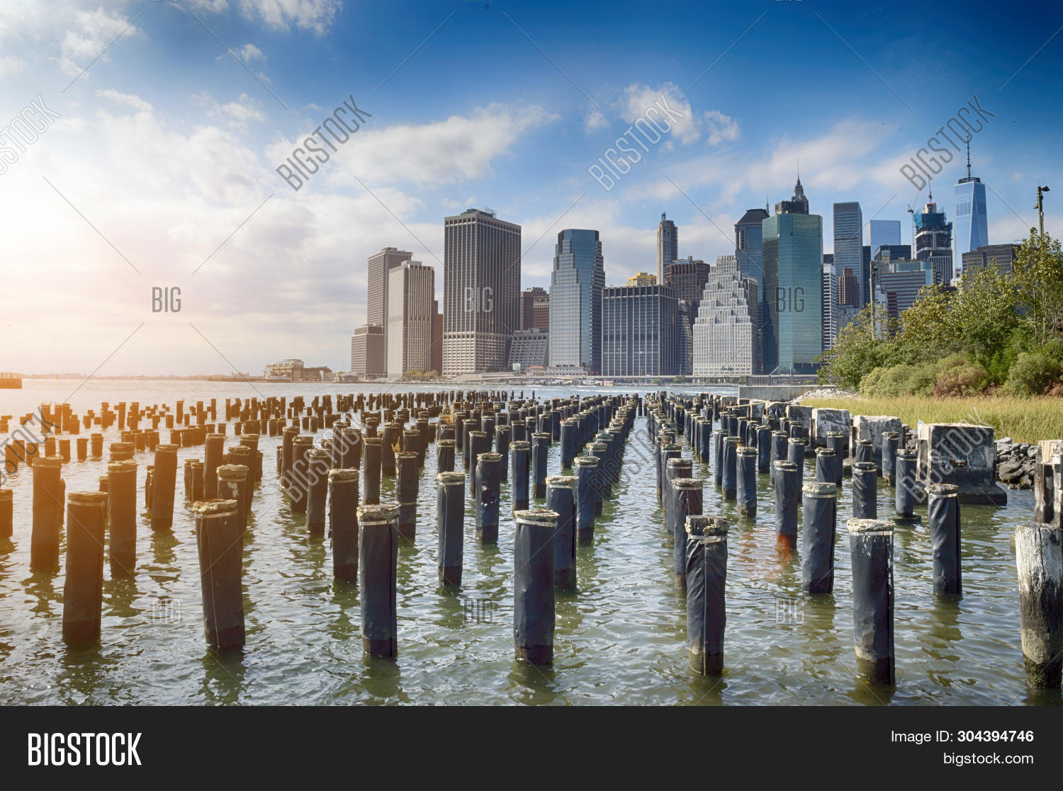 Old Pier Pylons Image & Photo (Free Trial) | Bigstock